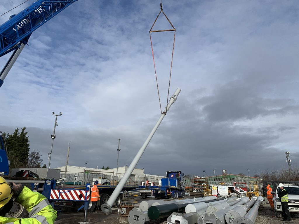 Demonstration - Street Works Pole Lift | LIG
